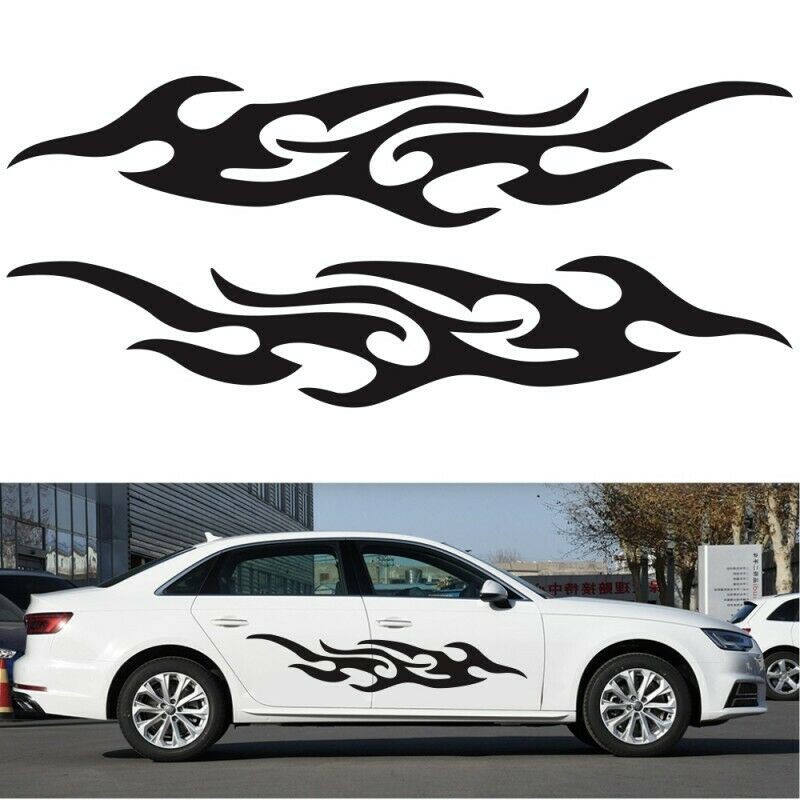 Jual Stiker Mobil Striping Flame Tribal Api - Car Sticker | Shopee ...