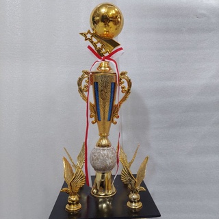 Jual Trophy Piala 4 Kaki 2 Kaki Trophy Sepak Bola Futsal Custom Tulisan ...