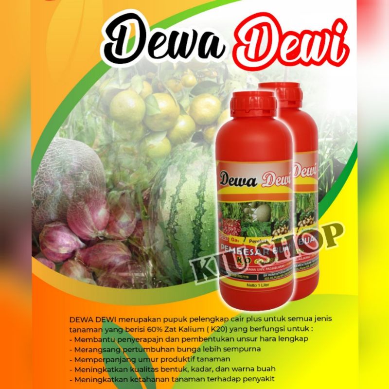 Jual PUPUK KCL CAIR DEWA DEWI 1LT, KCL PLUS HORMON PEMBESAR ANTI JAMUR ...