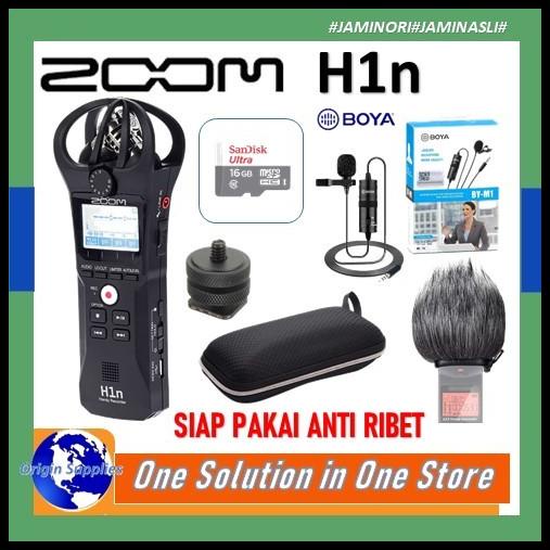 Jual Zoom H1N Handy Recorder + Microphone Clip On Boya By-M1 | Shopee ...
