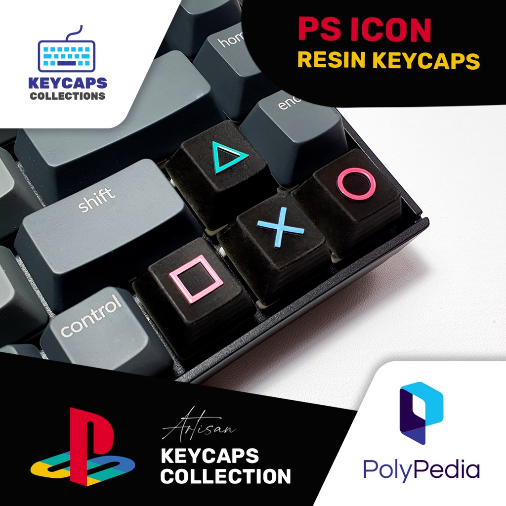 Jual Playstation Resin Keycaps / Keycap Set 4pcs | Shopee Indonesia