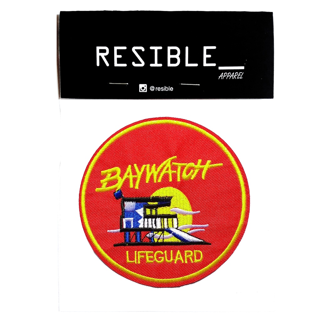 Jual Baywatch Lifeguard film tv series IRON ON patch emblem bordir ...