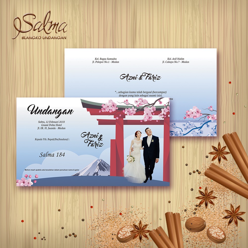 Jual Salma 184 | Blangko Undangan | Undangan Print | Undangan Kosong | Undangan | Undangan ...