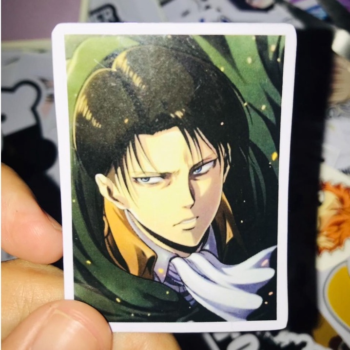 Jual Sticker Levi Ackerman Karakter Anime Attack On Titan SNK Shingeki ...