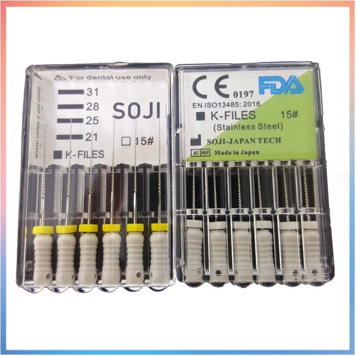 Jual Dental Jarum Endo K FILE K-Files Stainless Steel UKURAN #15 - 25 ...