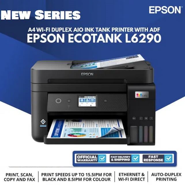 Jual Printer EPSON EcoTank L6290 A4 Wi-Fi Duplex All-in-One / EPSON L ...