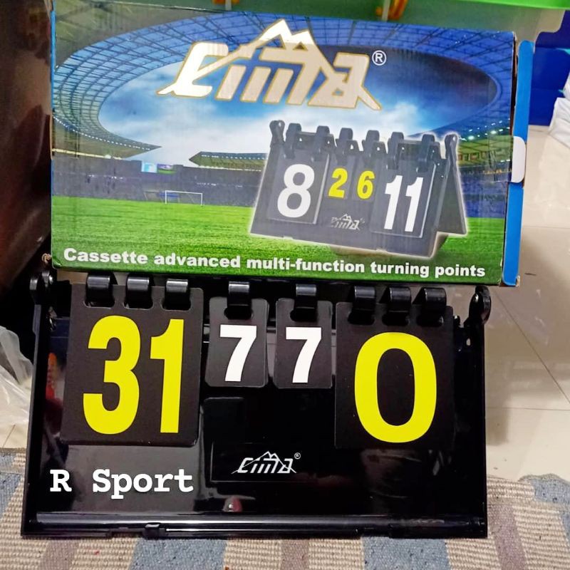 Jual papan score board olahraga ada dudukannya chima voli sepak bola ...