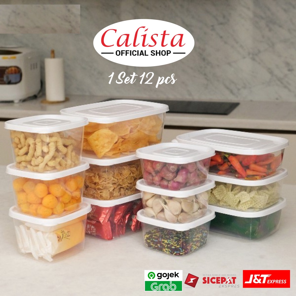Jual TOPLES PLASTIK BENING SET CALISTA RUMOI BENING SEALWARE [12-PCS ...