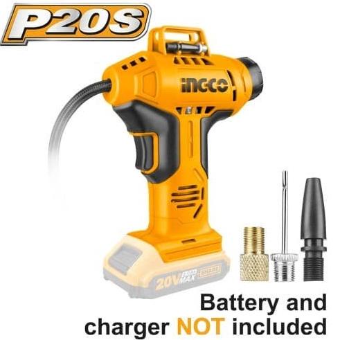 Jual INGCO CACLI2001 cordless mini air compressor kompresor mini ...