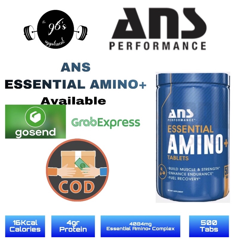 Jual ANS Essential Amino+ 500tabs / ANS Essential Amino / ANS Performance Amino | Shopee Indonesia