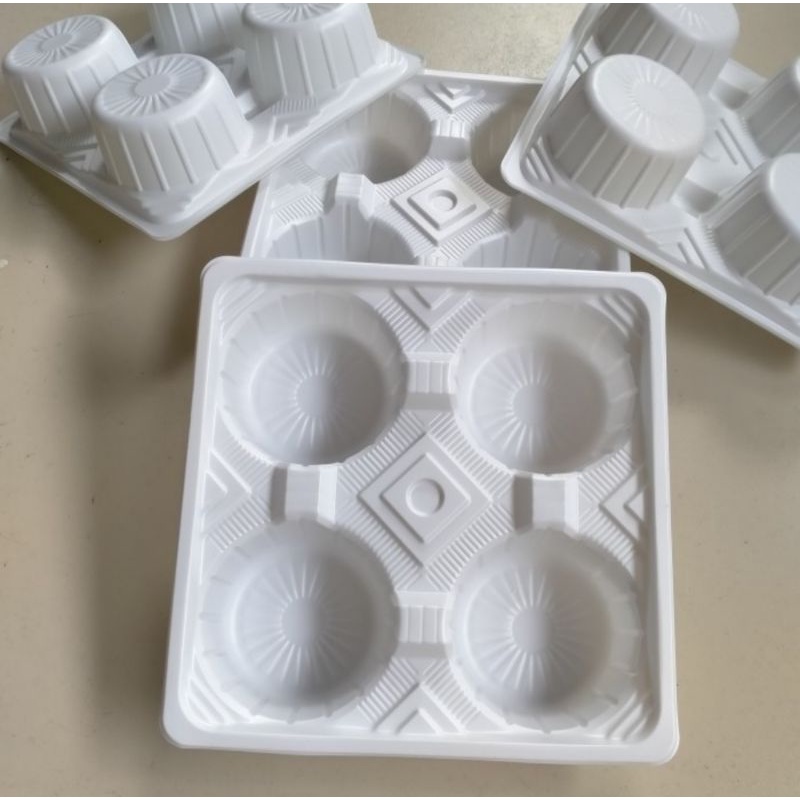 Jual 4 Cup Tatakan Gelas Minuman Plastik / Take Away Drink Tray Holder ...