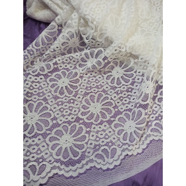 Jual Bahan brokat katun korea motif bunga warna soft | Shopee Indonesia