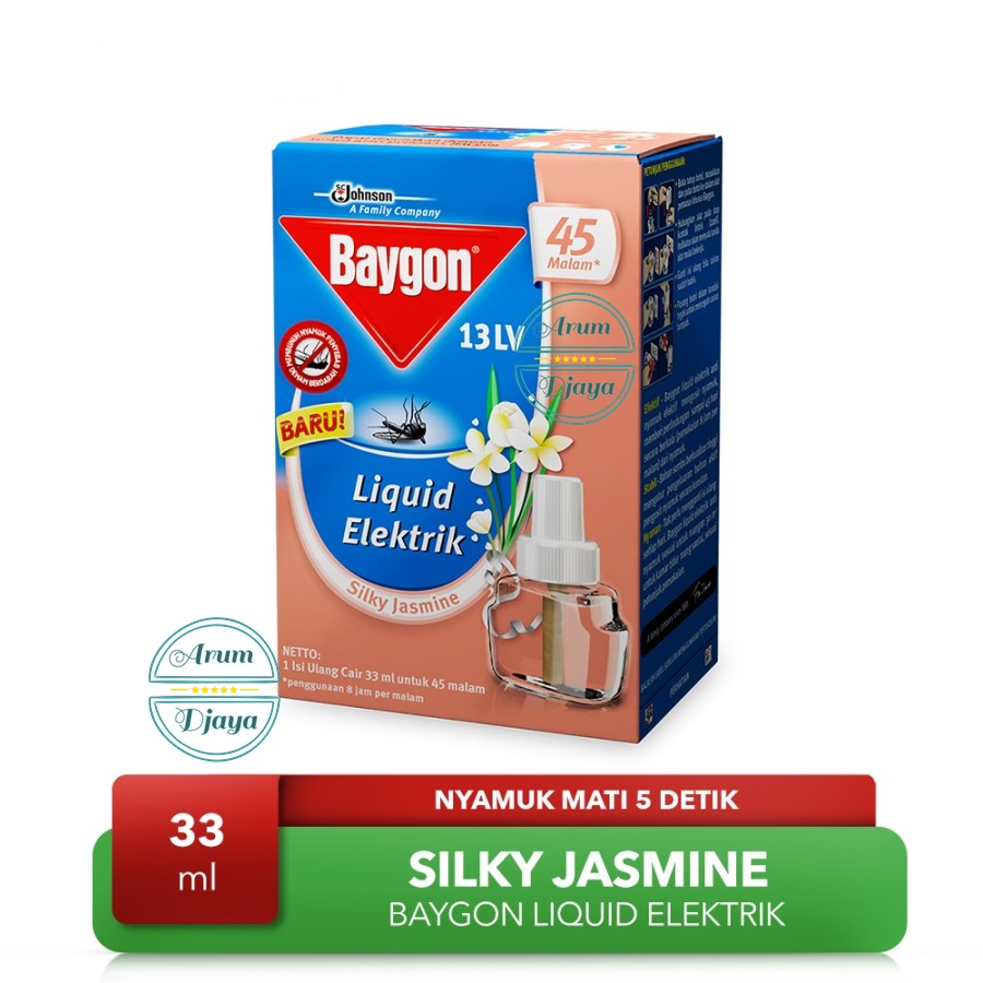 Jual Baygon Liquid Elektrik Refill Jasmine 33ml - Obat Nyamuk Liquid ...