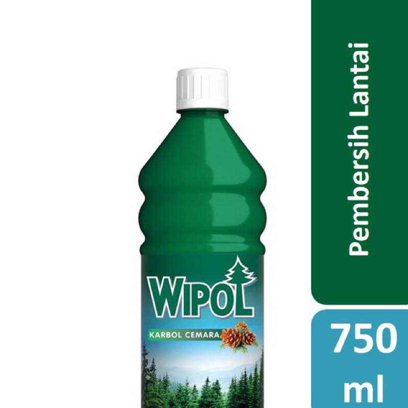 Jual wipol karbol pine cemara botol uk 750ml | Shopee Indonesia