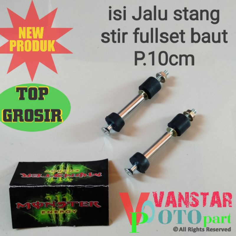 Jual baut karet Jalu stang stir fullset sepasang sesuai foto | Shopee ...