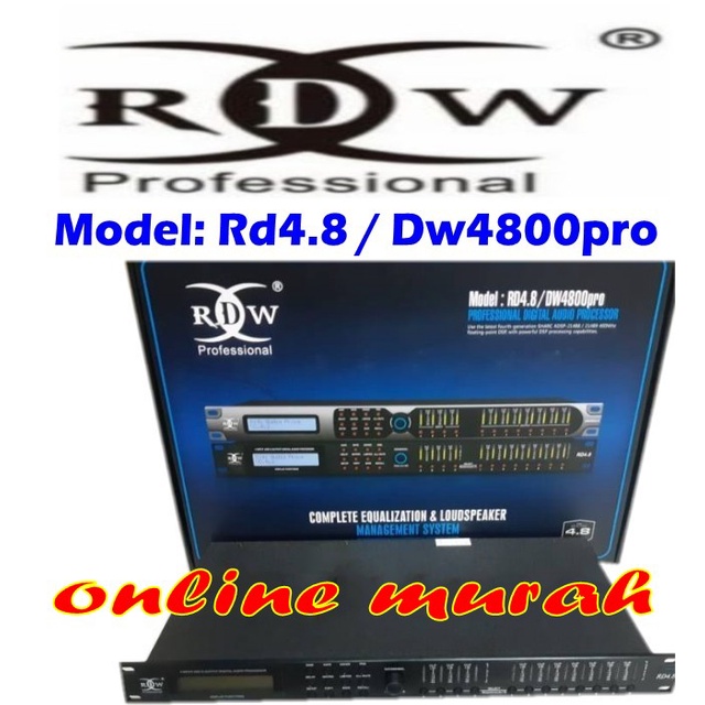 Jual Digital Audio Processor Rdw Dlms Management Speaker Rdw Rd4.8 ...