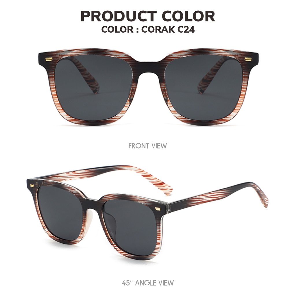 Jual Berrybarton - Kacamata Hitam Segi Empat TR90 Lentur Sunglasses Anti UV400 271 | Shopee ...