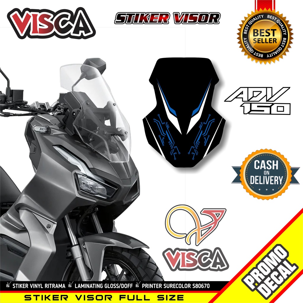 Jual Stiker Visor Adv 150 Sticker Adv 150 Stiker Motor Adv 150 Stiker ...