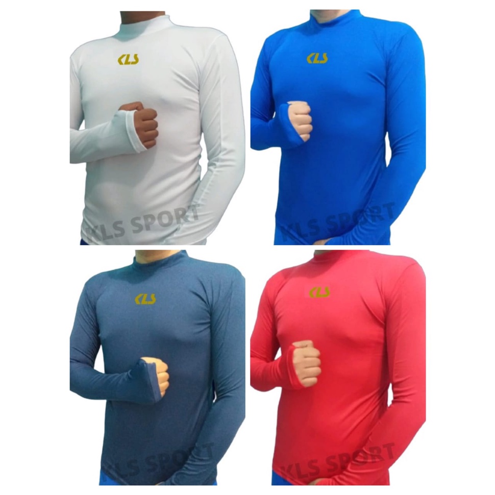 Jual Manset Baju Pria Baselayer Thumbhole, Beslayer Lubang Jari ...