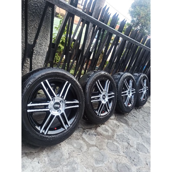 Jual 4 Velg R15 PCD 100+1 velg kaleng+ ban 185/65 baru Brio calya sigra ...
