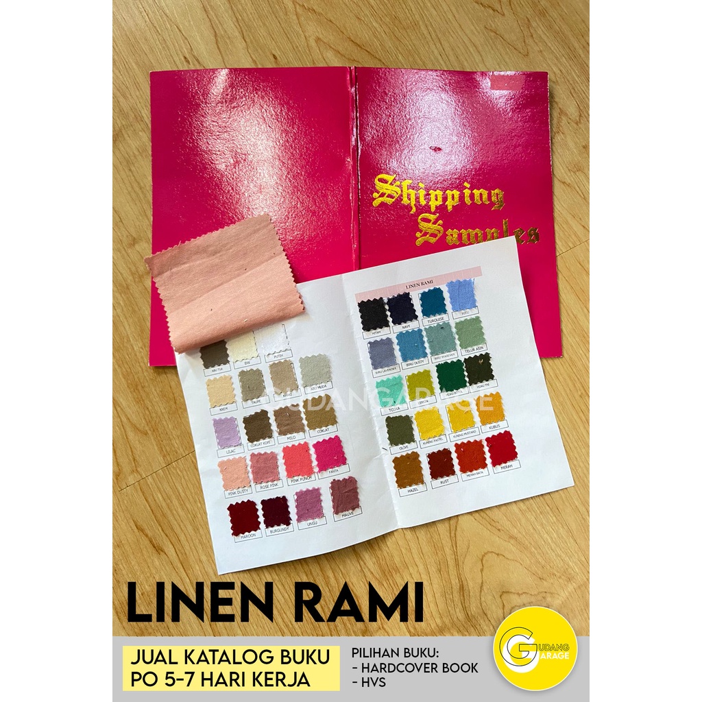 Jual Catalog Book Kain 01 - Linen, Katun, Rayon, Polyester (Buku Katalog Warna) | Shopee Indonesia
