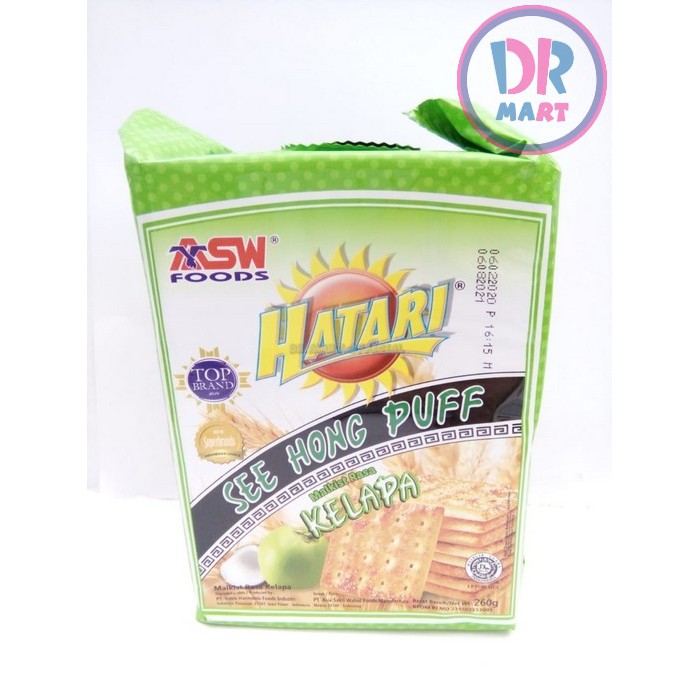 Jual Hatari See Hong Puff Malkist Kelapa 260gr | Shopee Indonesia