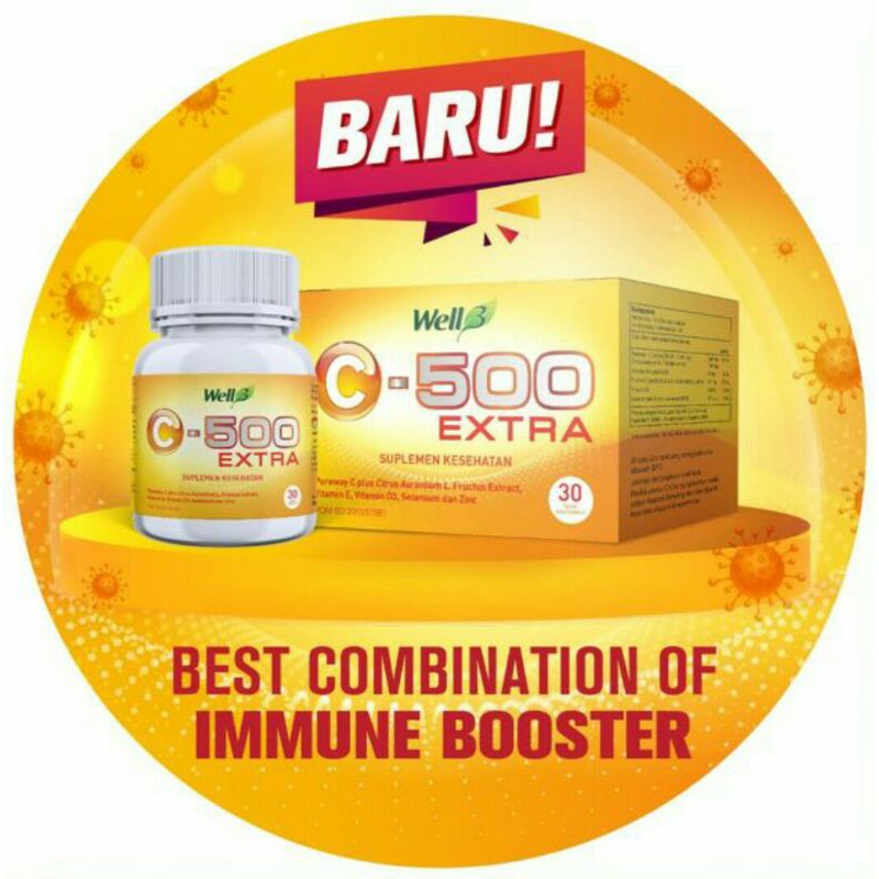 Jual CNI Well 3 C-500 Extra (30 tablet) | Shopee Indonesia