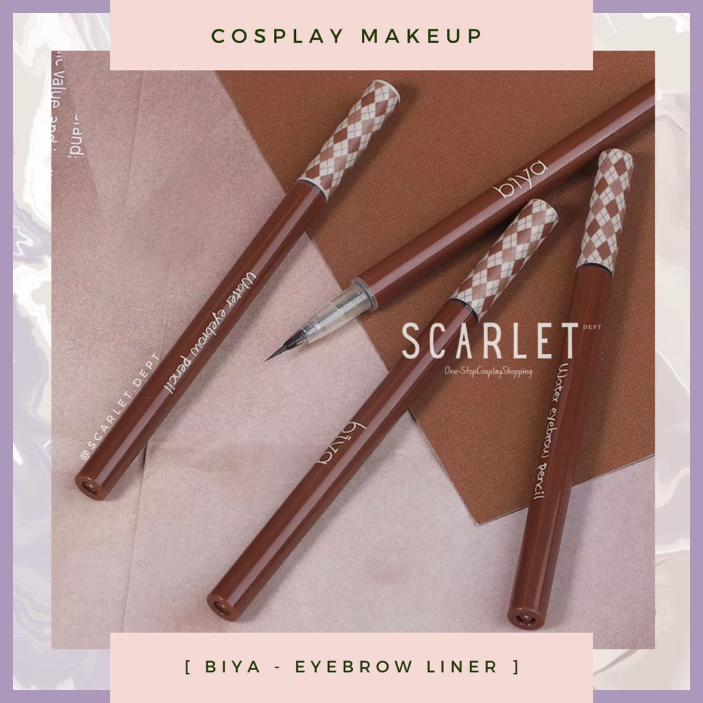 Jual SCARLETDEPT || BIYA -- Eyebrow Liner Tattoo Alis Cosplay Makeup ...