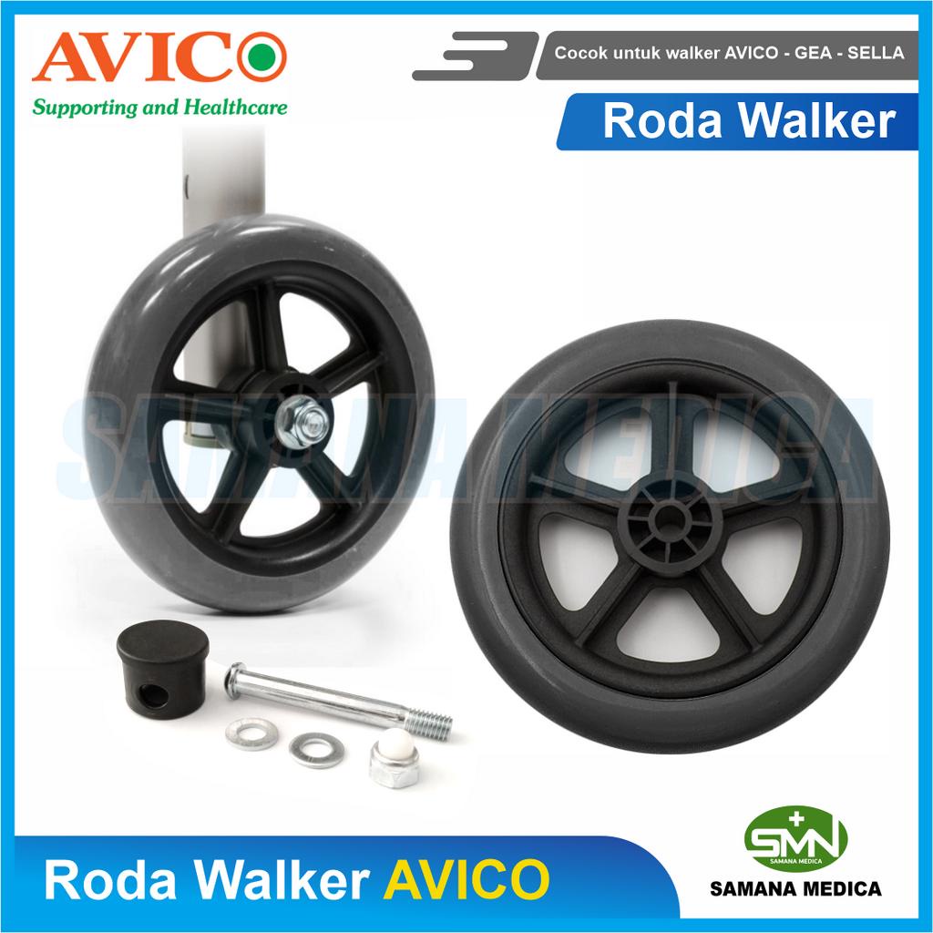 Jual Roda Walker Alat Bantu Jalan 5inc Sparepart Roda Walker Kuat Harga ...