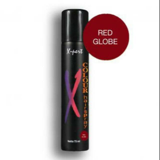 Jual Hair Spray Original Premium Cat Rambut Semprot Sementara Warna Red ...