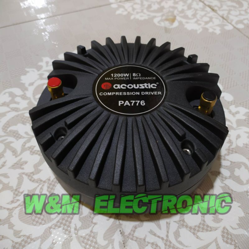 Jual Driver Tweeter Acoustic 1200Watt PA776 Tweeter watt besar | Shopee ...