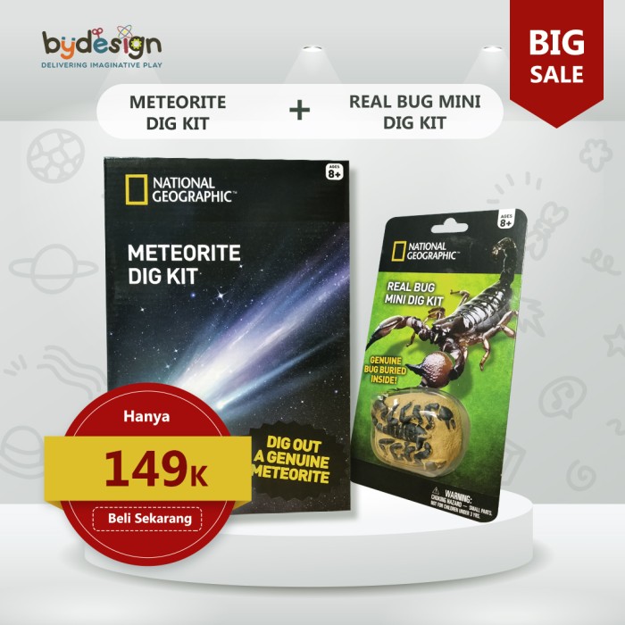 Jual Mainan Edukasi Bydesign - PAKET BUNDLING - NATIONAL GEOGRAPHIC ...