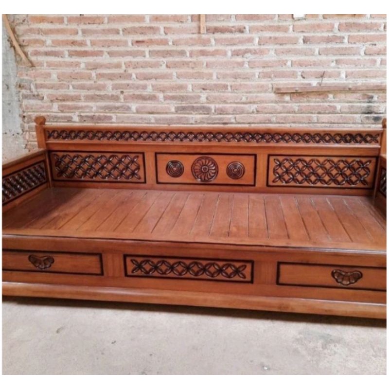 Jual bale bale daybed resban minimalis kayu jati | Shopee Indonesia