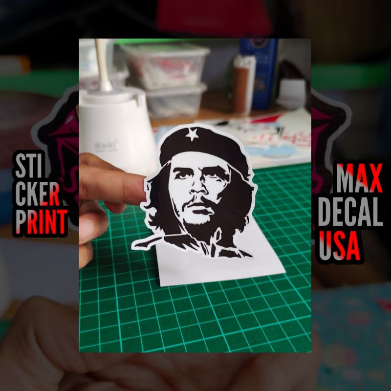 Jual STIKER PRINT LOGO CHE GUEVARA | STICKER PRINTING KEREN ANIME DLL ...