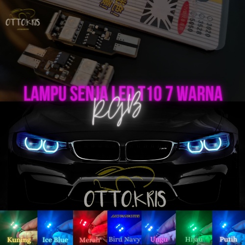 Jual Lampu LED Senja T10 RGB 7 Warna Tanpa Remote | Shopee Indonesia