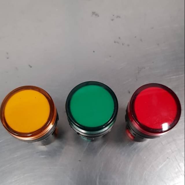 Jual Pilot lamp lampu led panel box murah merah kuning hijau | Shopee ...
