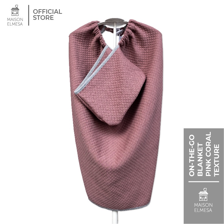 Jual [BEST SELLER] MAISON ELMESA On The Go Blanket Cotton Texture ...