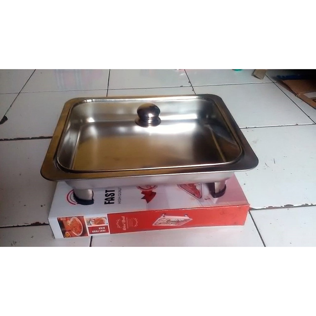 Jual termurah !! fast food dish full kaca/kotak prasmanan full kaca ...