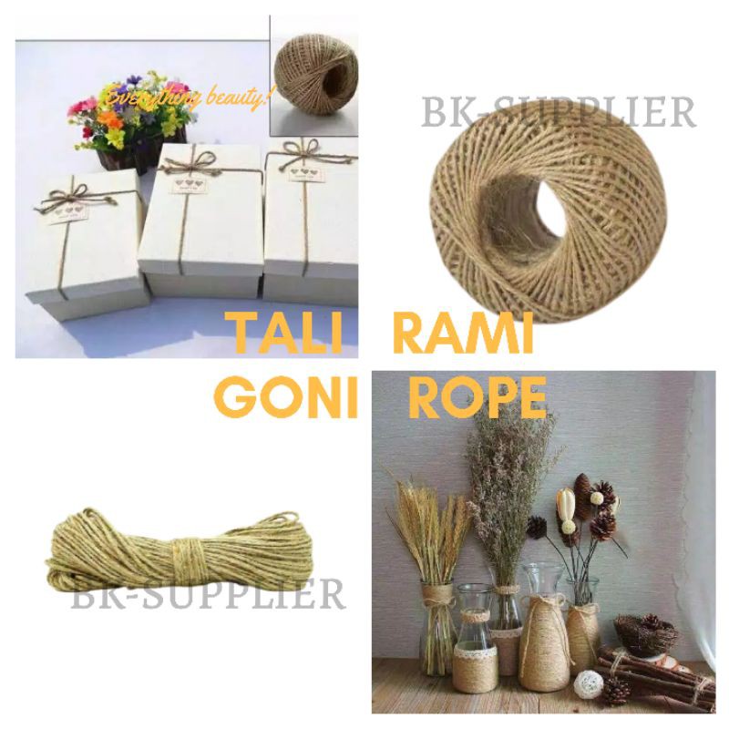 Jual Tali Rami Goni ± 100gr atau 60m / Tali Goni / Tali Rami / Tali ...