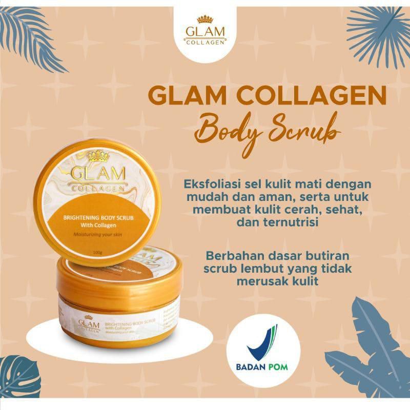 Jual GLAM COLLAGEN BRIGHTENING BODY SCRUB KEKINIAN VIRAL | Shopee Indonesia
