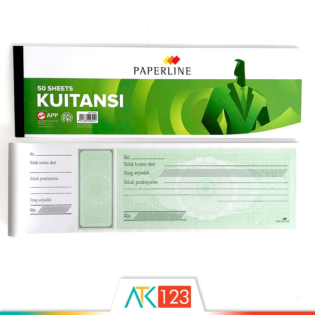 Jual Kwitansi / Kuitansi Paperline Besar (KT 50 B) isi 50 Lembar ...