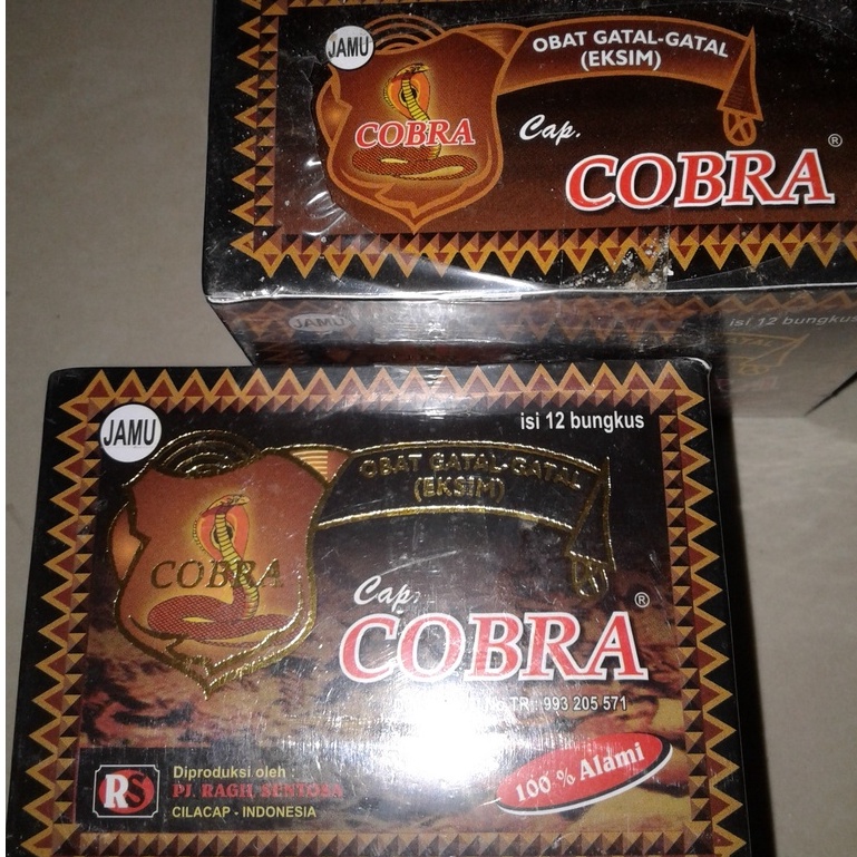 Jual PAKET 100 BOX JAMU COBRA SERBUK OBAT GATAL ASLI ORIGINAL | Shopee Indonesia