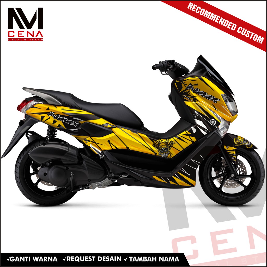 Jual Sticker Striping Decal Nmax full body sticker Nmax yelo abs custom ...