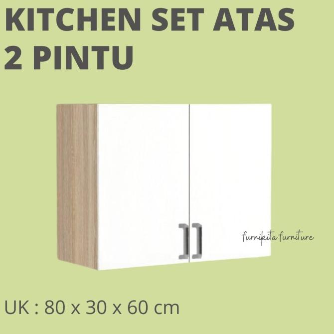 Jual KITCHEN SET ATAS 3 PINTU KITCHEN SET ATAS 2 PINTU MINIMALIS PUTIH ...