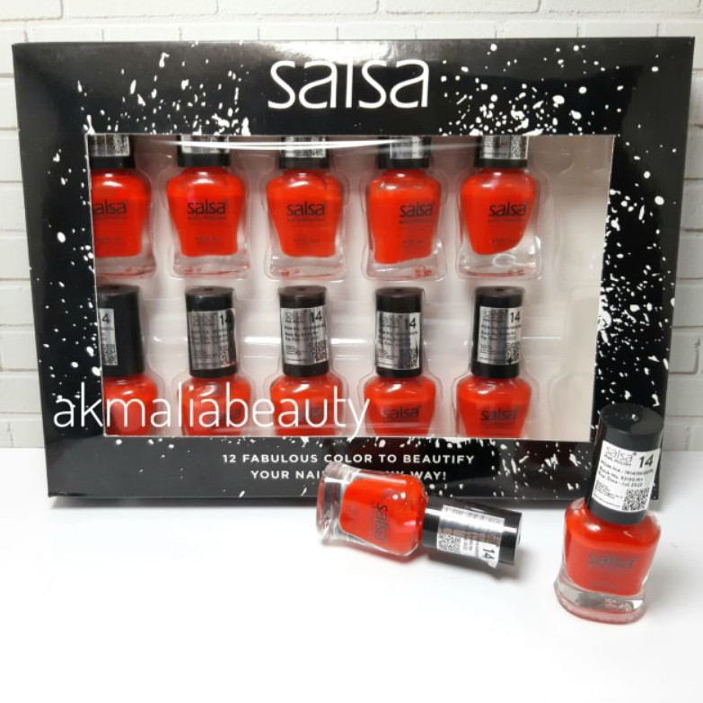 Jual KUTEK SALSA MERAH BPOM ISI 12 PCS | Shopee Indonesia