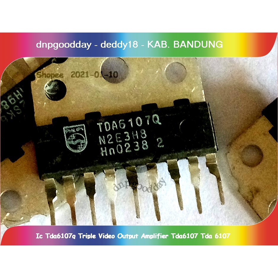 Jual Ic Tda6107q Triple Video Output Amplifier Tda6107 Tda 6107 ...