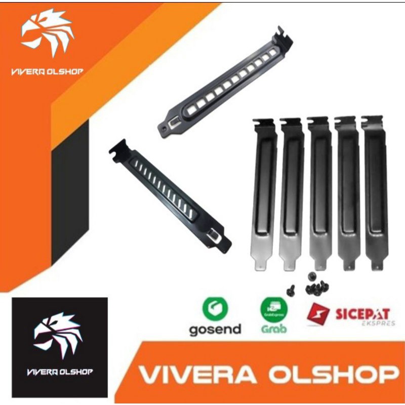 Jual Slot Cover PCIe PCI garis case PC casing komputer backmash tutup ...
