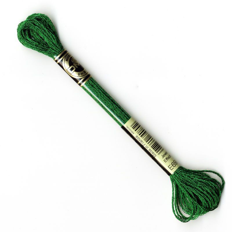 Jual Benang Sulam DMC Light Effects Art 317 - E699 - Green Emerald Jewel Metallic | Shopee Indonesia
