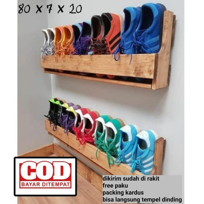 Jual rak sepatu / rak sepatu tempel dinding | Shopee Indonesia