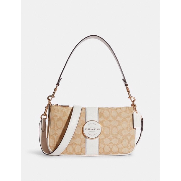 Jual Coach Lonnie Baguette In Signature Jacquard (C8306) | Shopee Indonesia